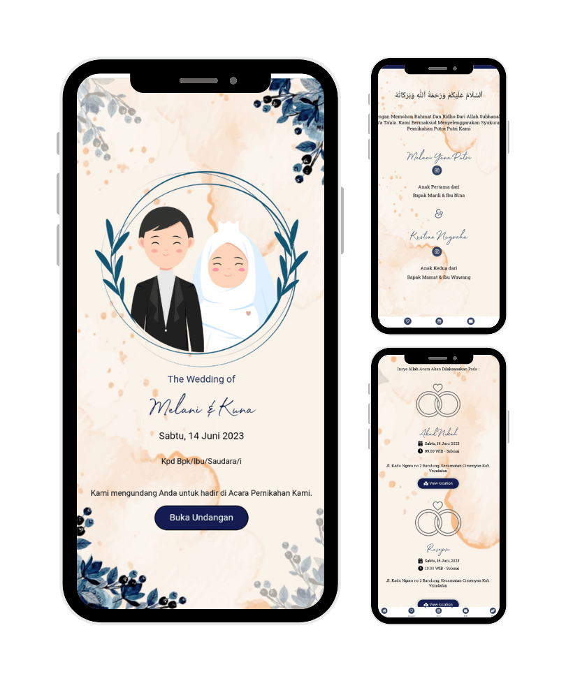 Katalog Web Tanpa Foto – Sakina Invitation